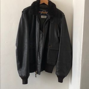 Cooper | Jackets & Coats | Military Leather Flight Jacket | Poshmark